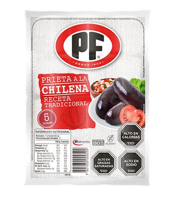 Prietas a la Chilena PF (1,5 kg) - Carnes Xima